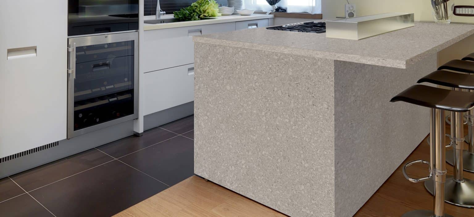 Waterfall Countertop Installation | Granite Mountain Countertops