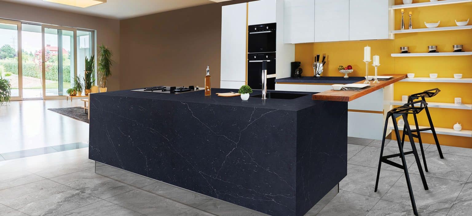 Waterfall Countertop Installation | Granite Mountain Countertops